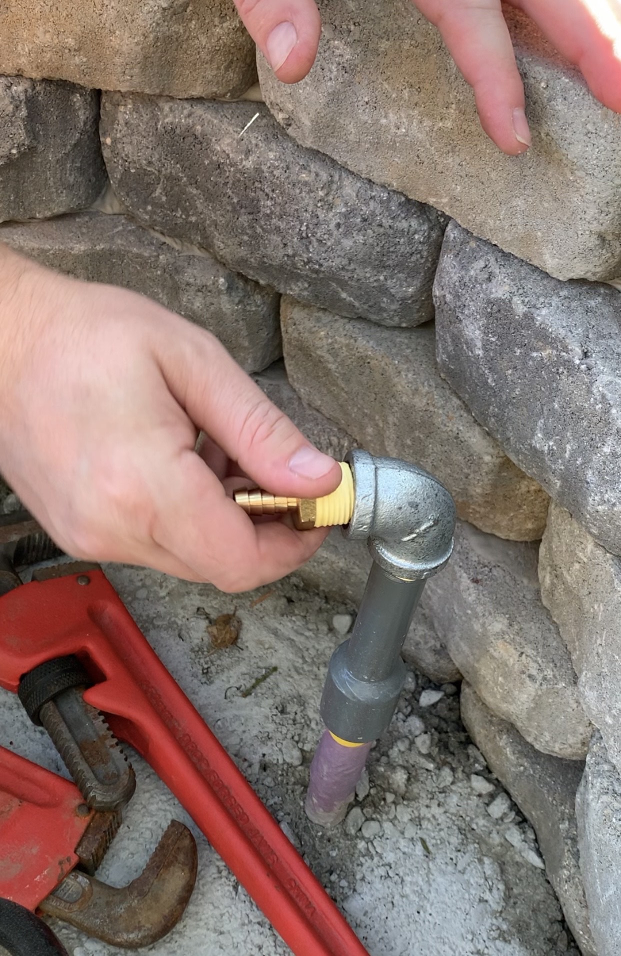 DIY Propane Fire-Pit - Kismet House